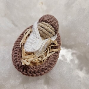 Baby Jesus Crochet Pattern: Christmas Nativity Manger Scene (PDF ...