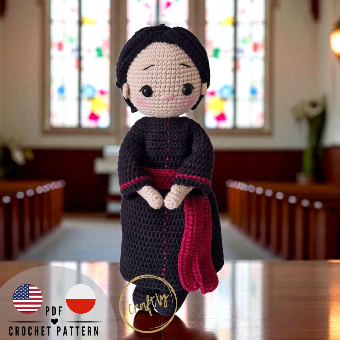 Amigurumi Clergyman Crochet Pattern: Religious Figure Plushie (PDF ...