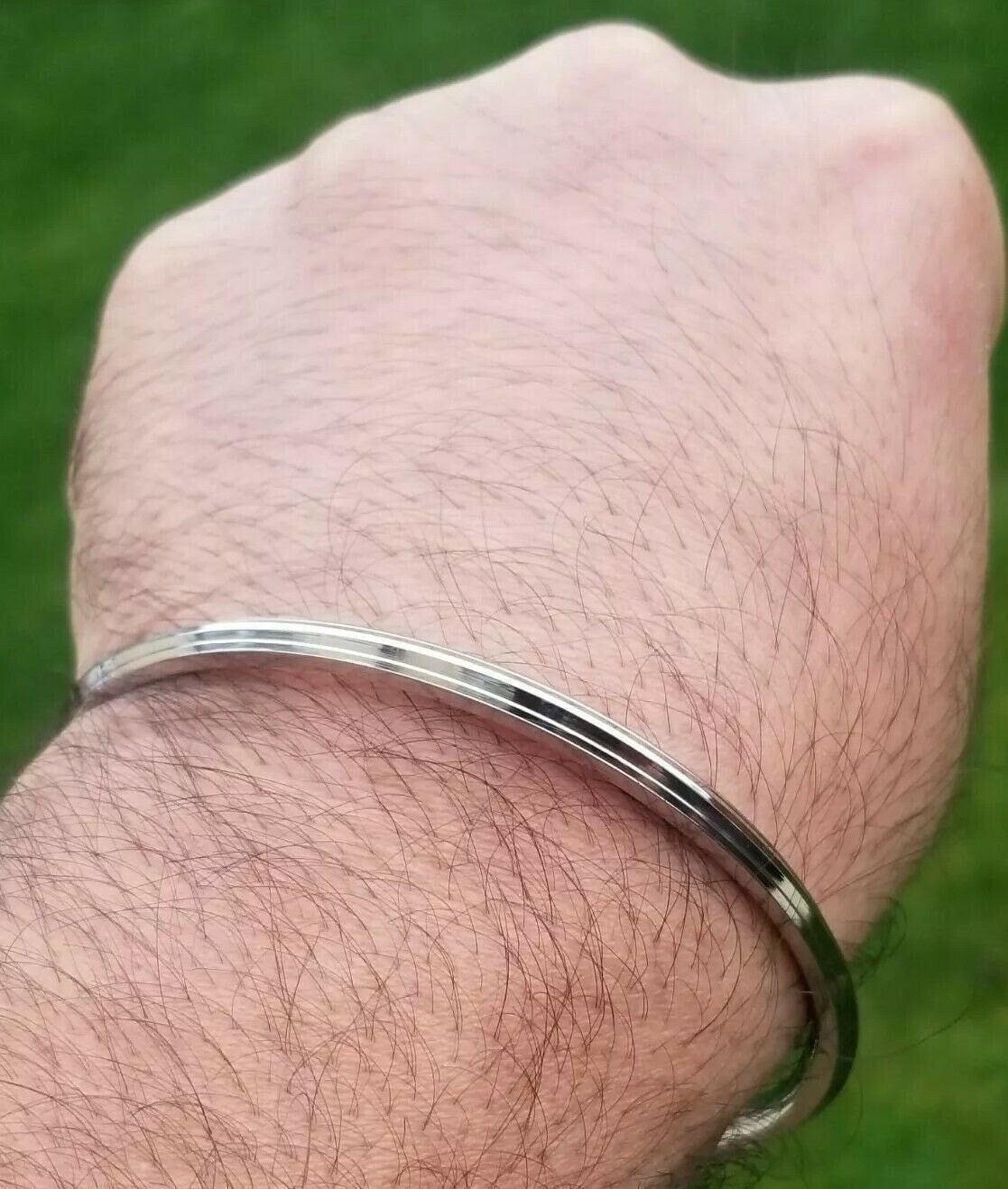 Stainless Steel Kara Lines Thin Kada Sikh Bracelet Singh Kaur Khalsa ...