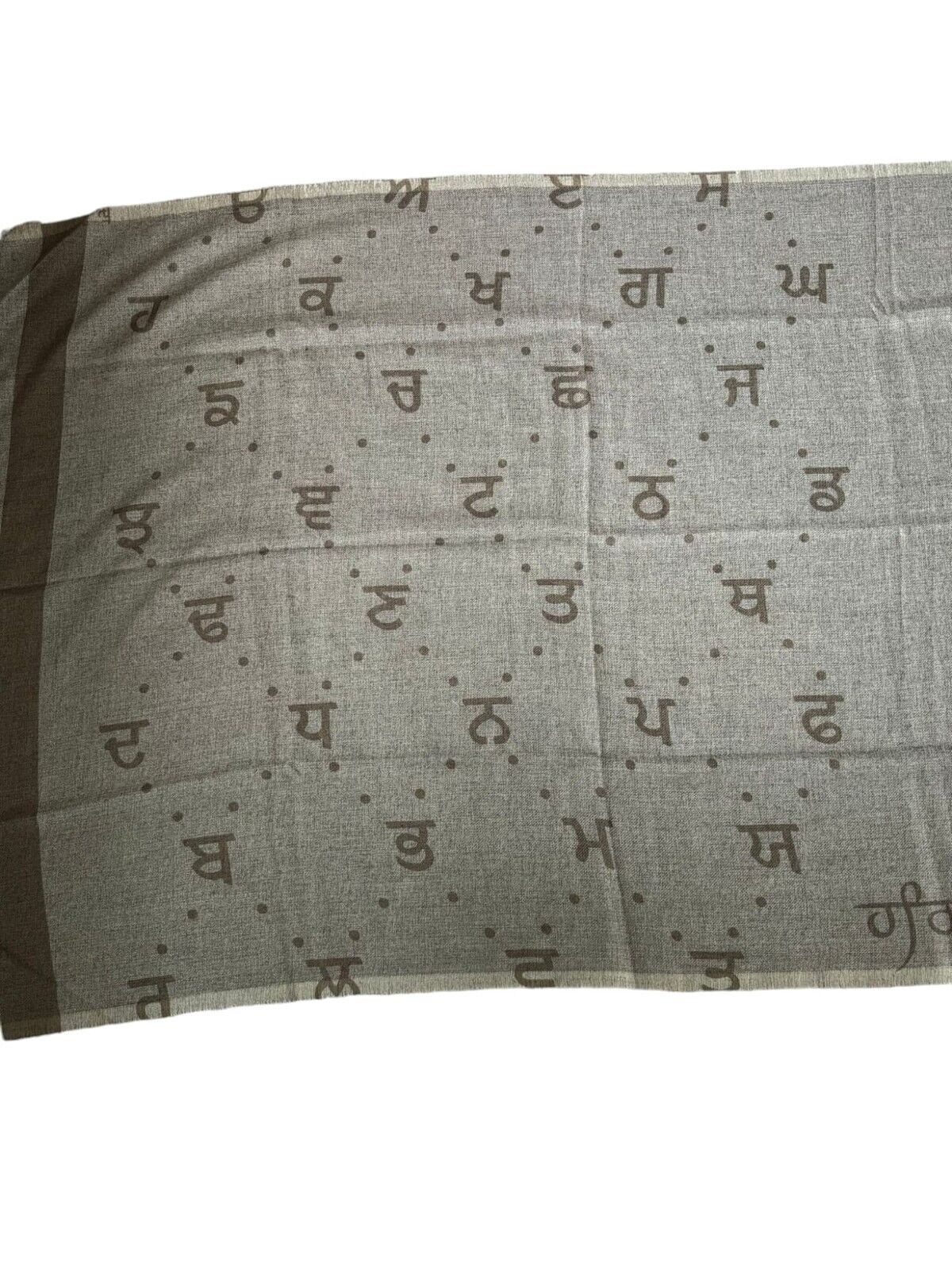Gurmukhi Alphabet Shawl Great Sikh Warrior Hari Singh Nalwa Punjabi ...