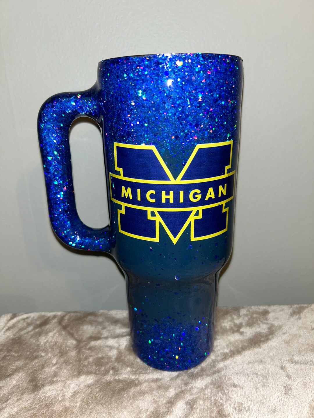 U of M University of Michigan Custom Tumbler Stainless Steel Hot/cold ...