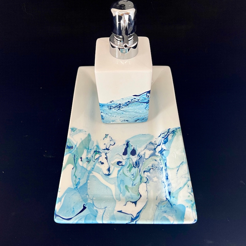 Ceramic Coastal Tray - Etsy UK