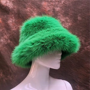 Fuzzy Bucket Hat-rave Hat-trippy Hat-psychedelic-music - Etsy