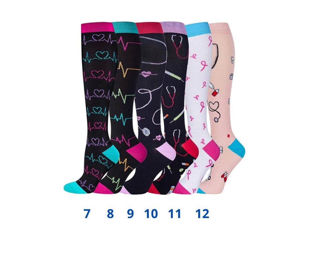 Nurse Compression Socks - Etsy