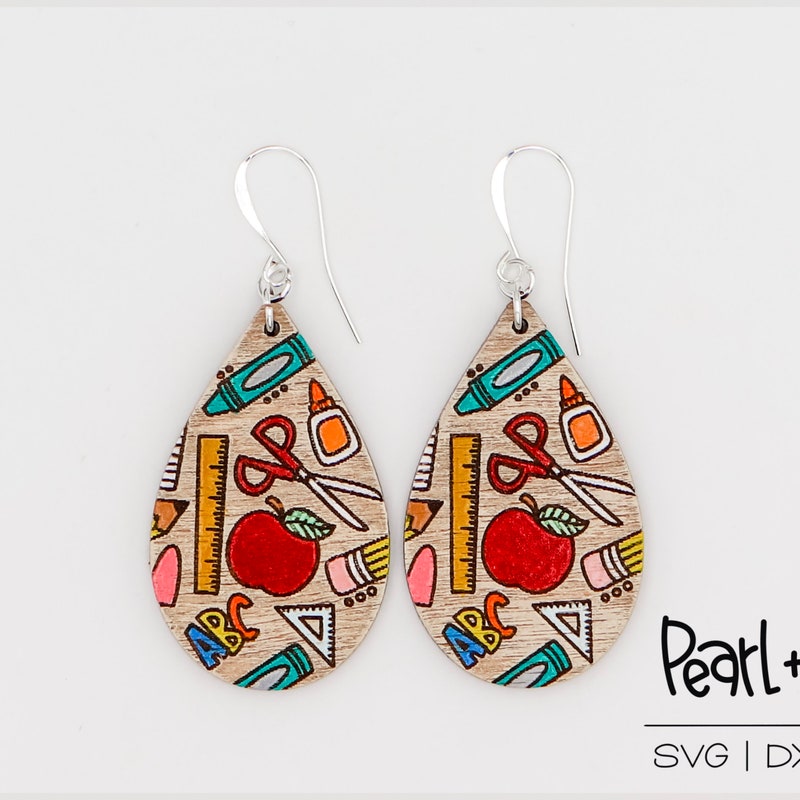 Back to School Earrings - Etsy