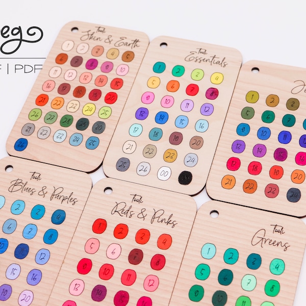 Paint Color Charts - Etsy