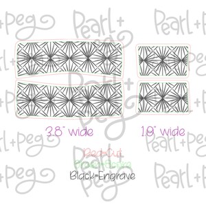 Art Deco Patterned Hair Clip Laser Engraved Hair Clip File - Etsy