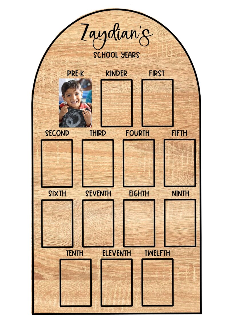School Years Sign SVG Pre-k 12th Grade Laser Ready File School Grade ...