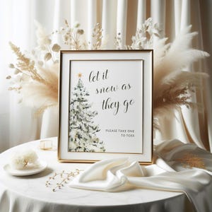 Digital Download 8x10" Winter Wedding Sign Bundle | Christmas, Holiday ...