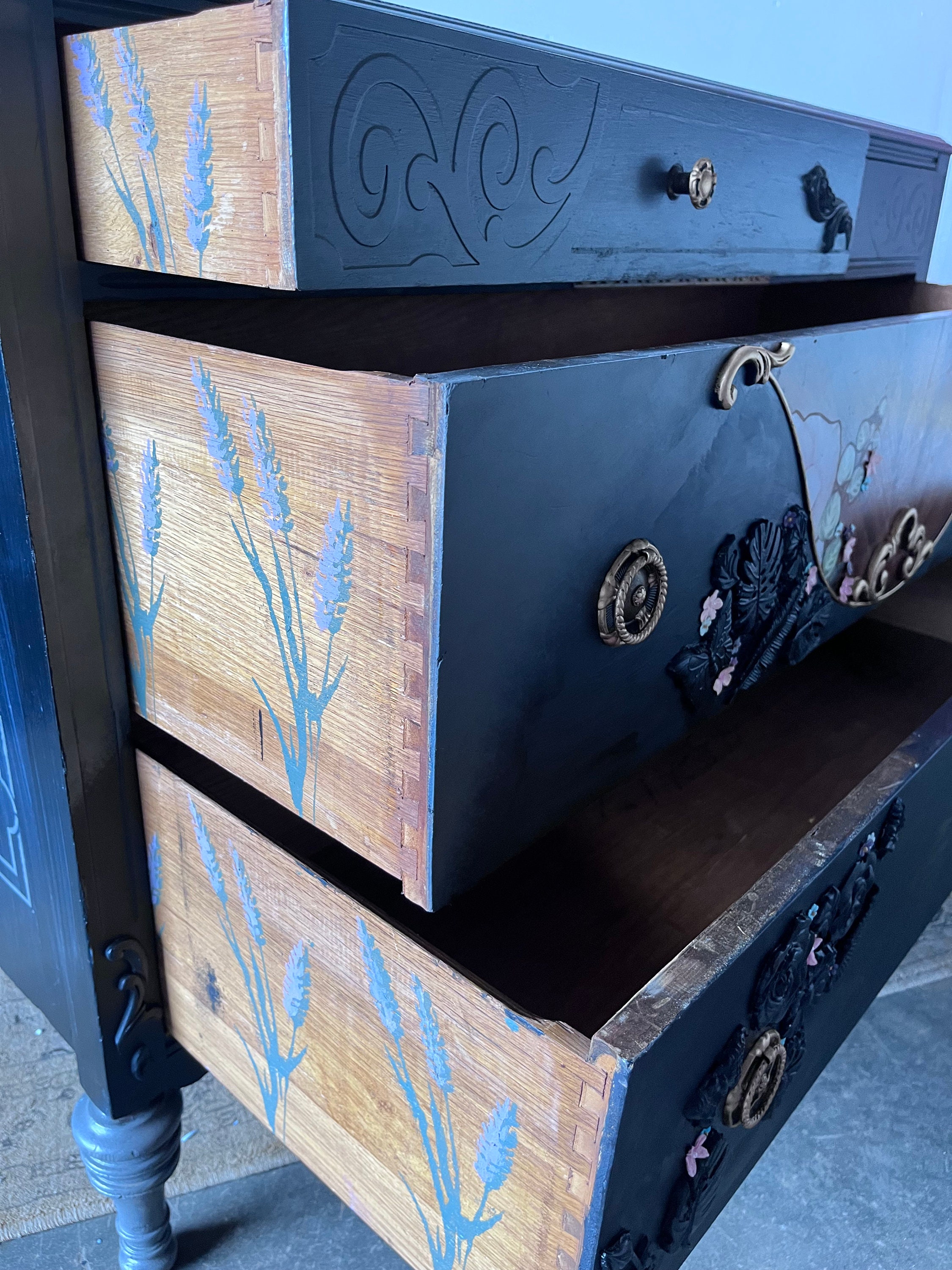 Wild Flower Dresser - Etsy