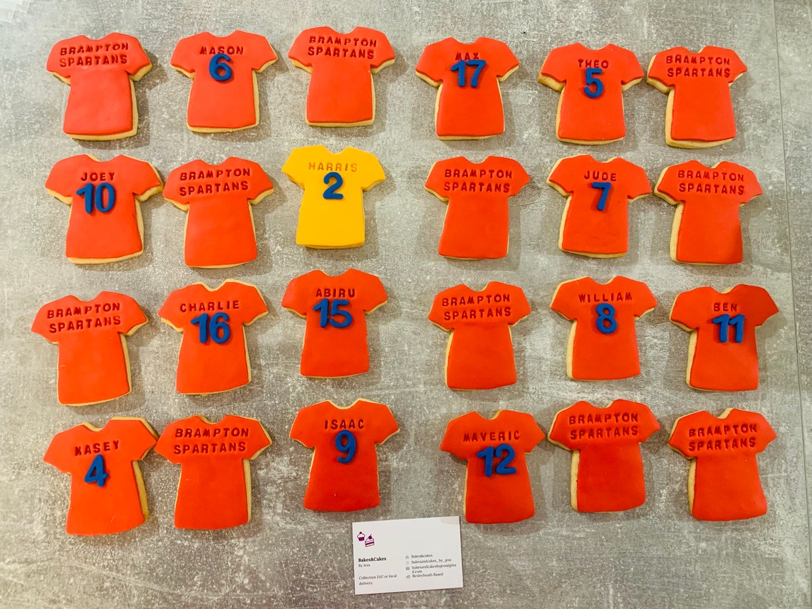 Football Biscuit / Party Favours / Football Party / Biscuits / Football ...
