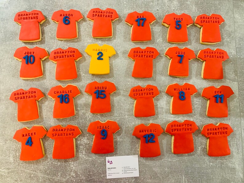 Football Biscuit / Party Favours / Football Party / Biscuits / - Etsy
