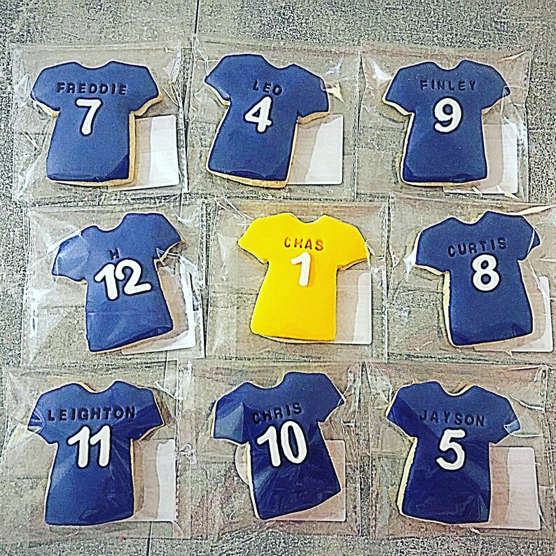 Football Biscuit / Party Favours / Football Party / Biscuits / - Etsy