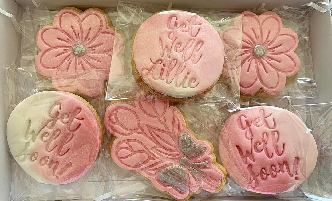 Get Well Soon / Get Well / Get Well Gift / Get Well Biscuits / Get Well ...
