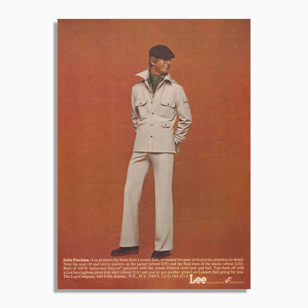 Vintage Lee Clothing Advertisement 1970s - Original Print Ad - Etsy