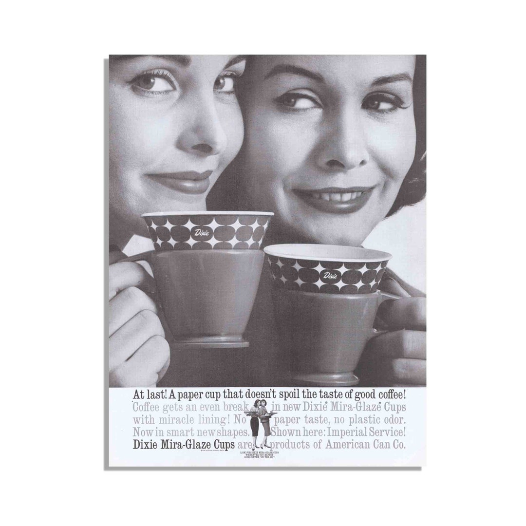 Vintage Dixie Cup Advertisement 1960 - Original Print Ad 10x14 - Etsy