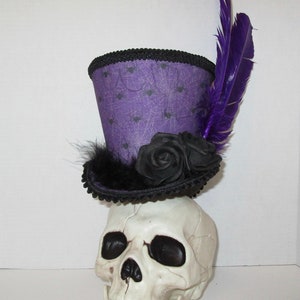 Mini Halloween Spider Top Hat - Etsy