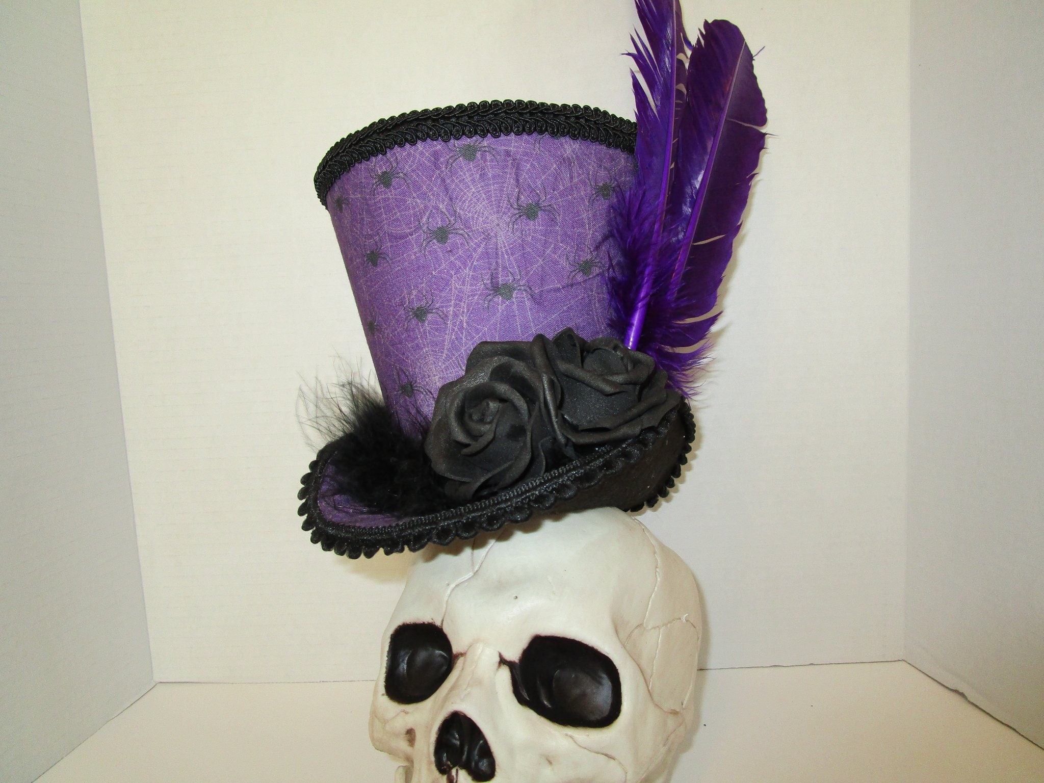 Mini Halloween Spider Top Hat - Etsy