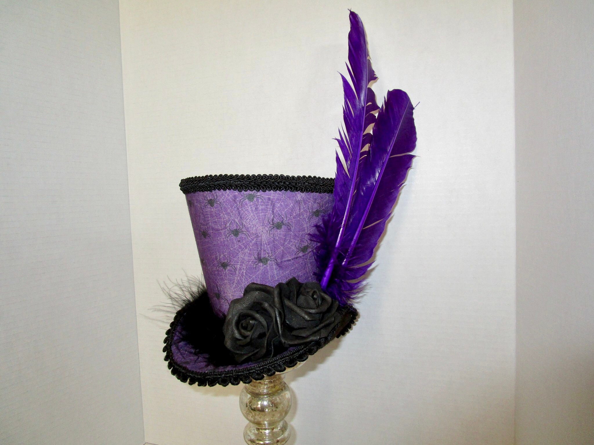Mini Halloween Spider Top Hat - Etsy