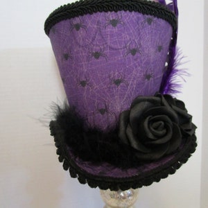 Mini Halloween Spider Top Hat - Etsy