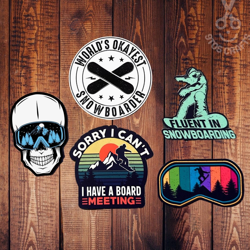 Snowboard Stickers - Etsy