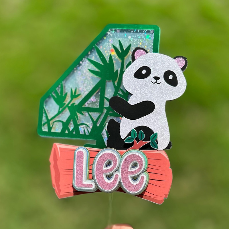 Panda Cake Topper - Etsy
