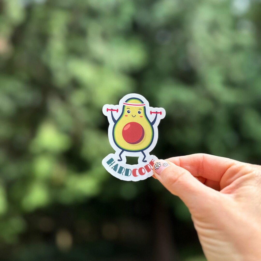 Gym Sticker for Water Bottle, Funny Weightlifting Exercise Sticker ...