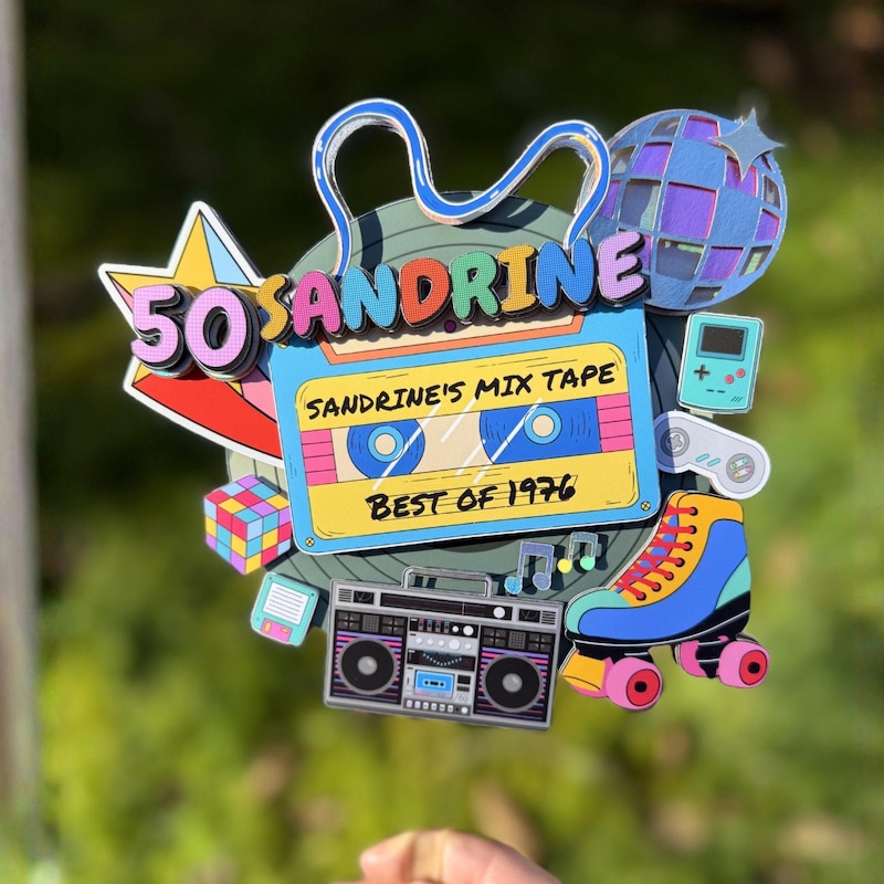 90s Cassette Cake Toppers - Etsy