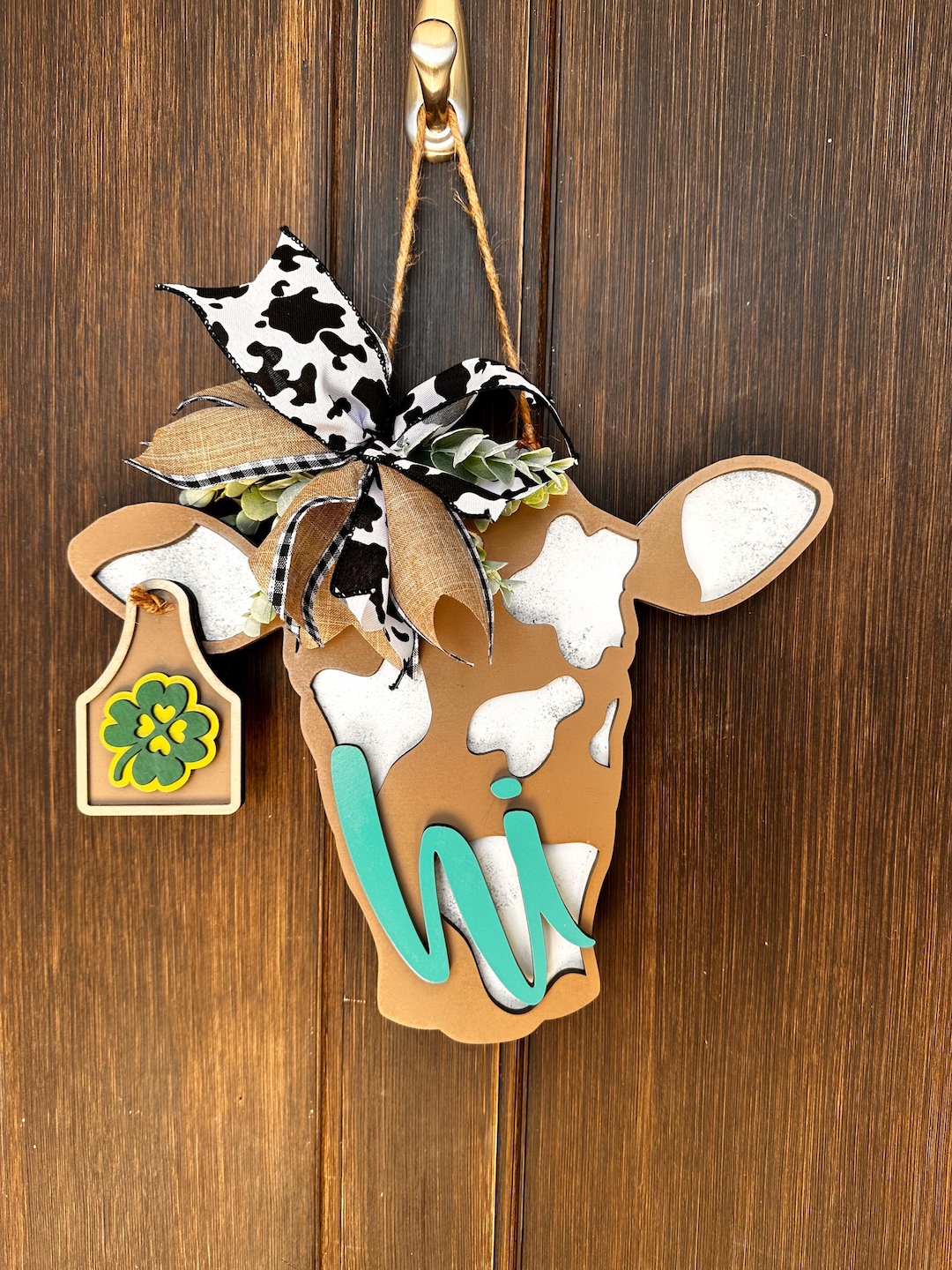 Interchangeable Cow Door Sign Hanger - Etsy