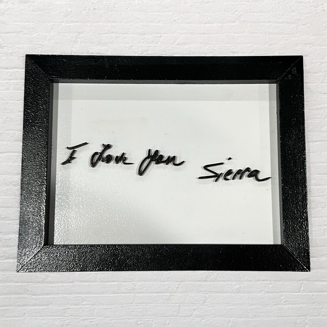 3D Custom Handwritten Wooden Sign || Personal Handwriting Wood Sign ...