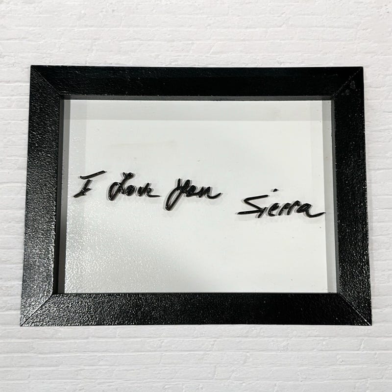 Custom Handwriting Sign - Etsy