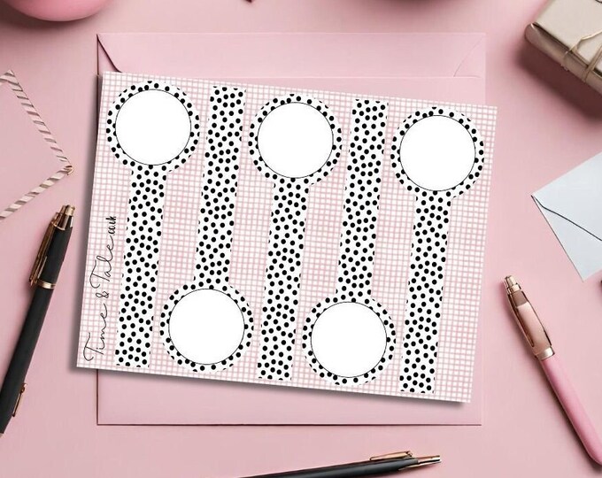 Personalised Lollipop Style Stickers 35mm X 90mm, Tamper Proof, Candle ...