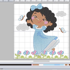 Princess Embroidery Designs in 3 SIZES for Machine Embroidery Instant ...