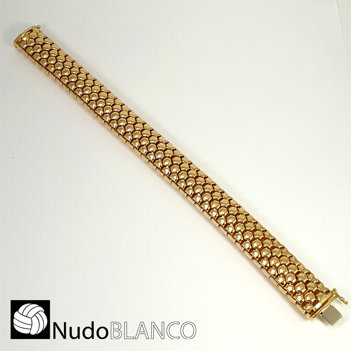 Nice Fope Felix It 18K Yellow Gold Lady Bracelet Italian Brand 60.6gr ...