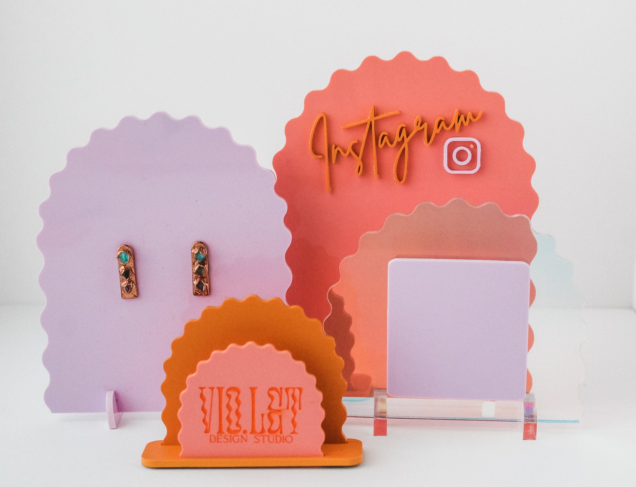 Market Display Bundle Instagram Social Media Scan Code Sign - Etsy