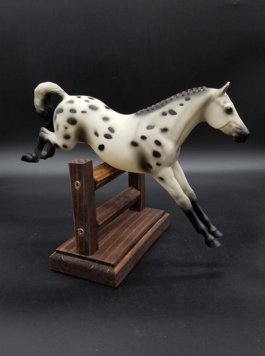 Peter Stone Jumping Horse Stand - Etsy