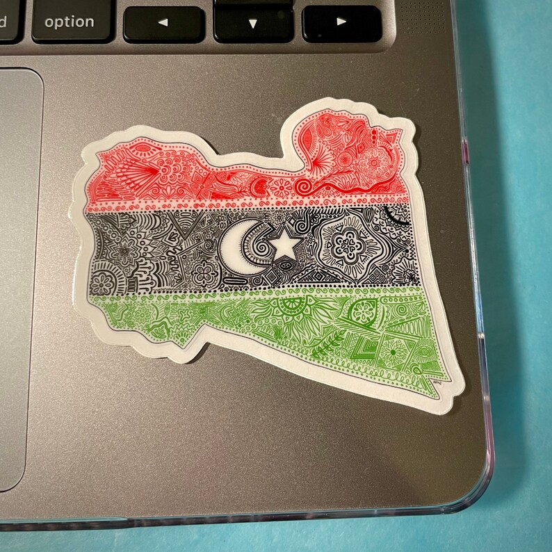 Libya Flag & Country Sticker - Etsy