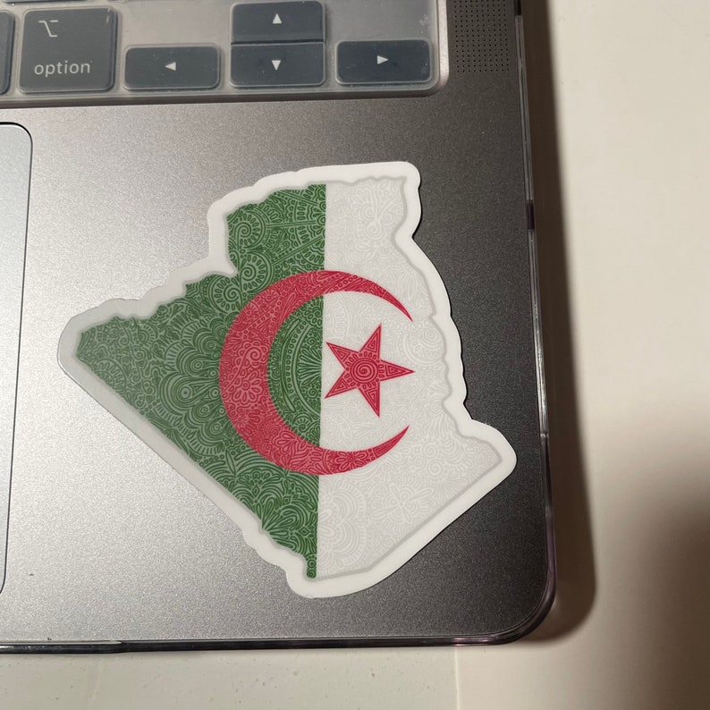Algerian Flag Country Vinyl Sticker - Etsy