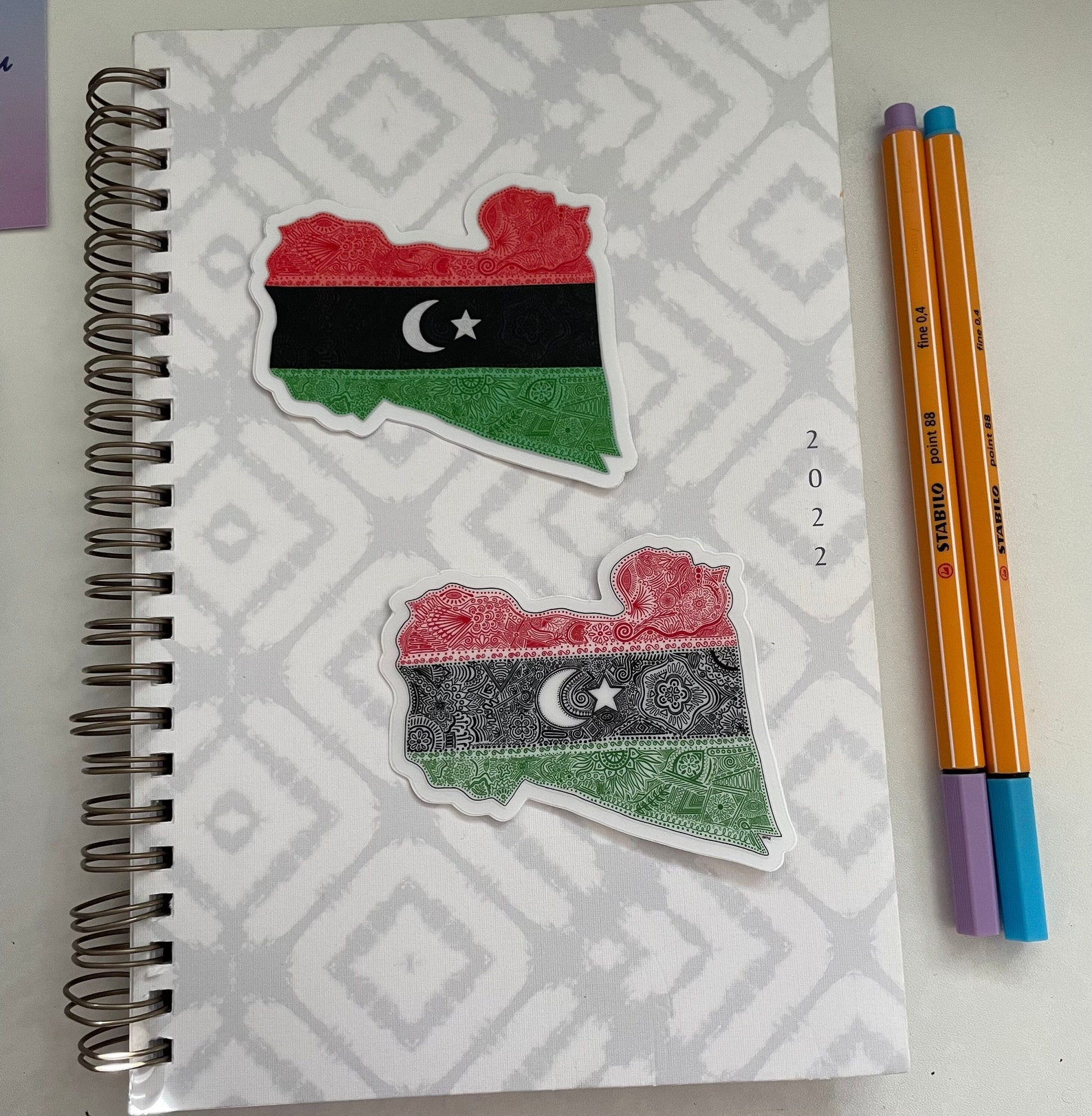 Libya Flag & Country Sticker - Etsy