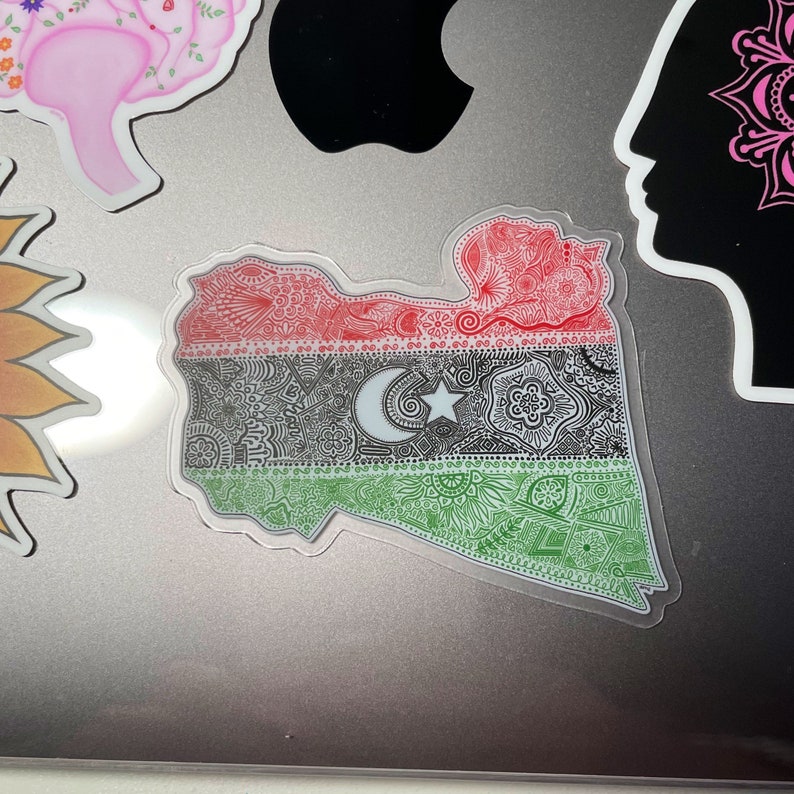 Libya Flag & Country Sticker - Etsy