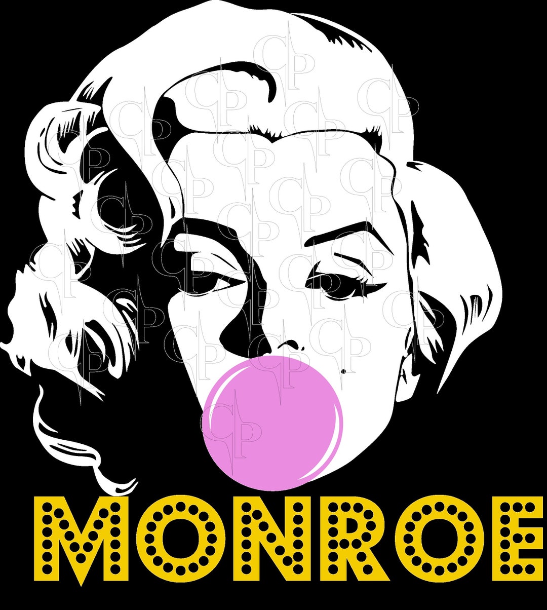 Marilyn Monroe SVG, arquivo cortado, cricut, silhueta, htv, vinil ...