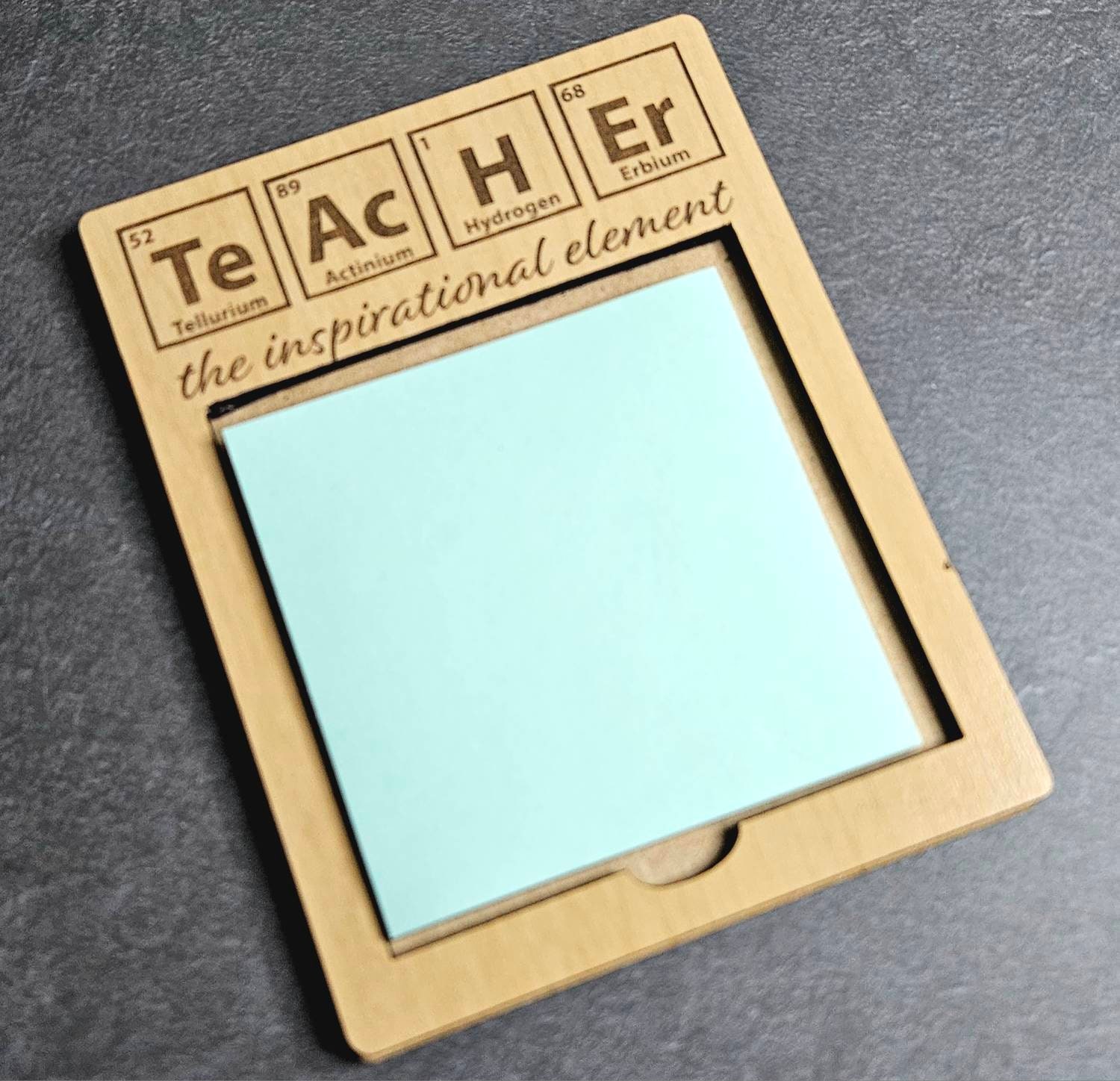 Post It Note Holder, Gift for Teacher, Teacher Appreciation Present ...