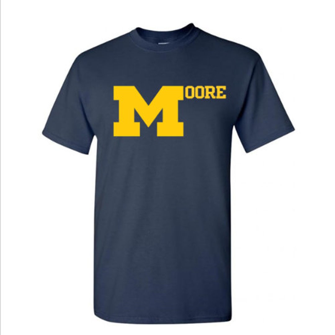 Sherrone Moore T-shirt, Michigan Football, Go Blue, College Football ...