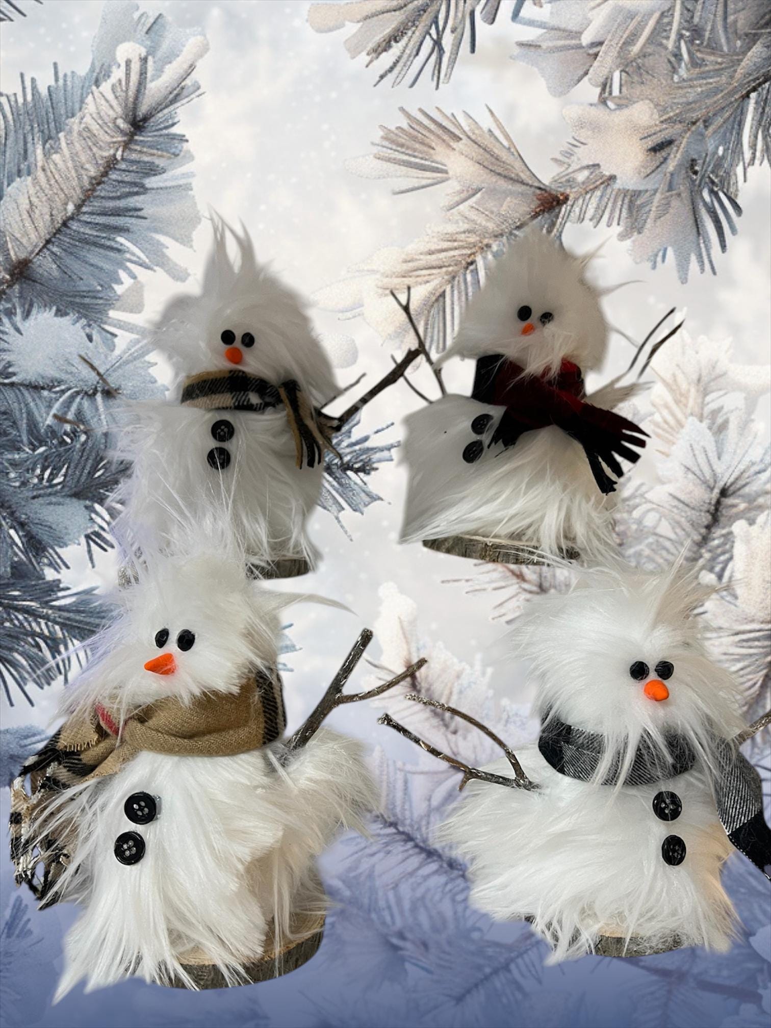 Frazzled Snowman - Etsy