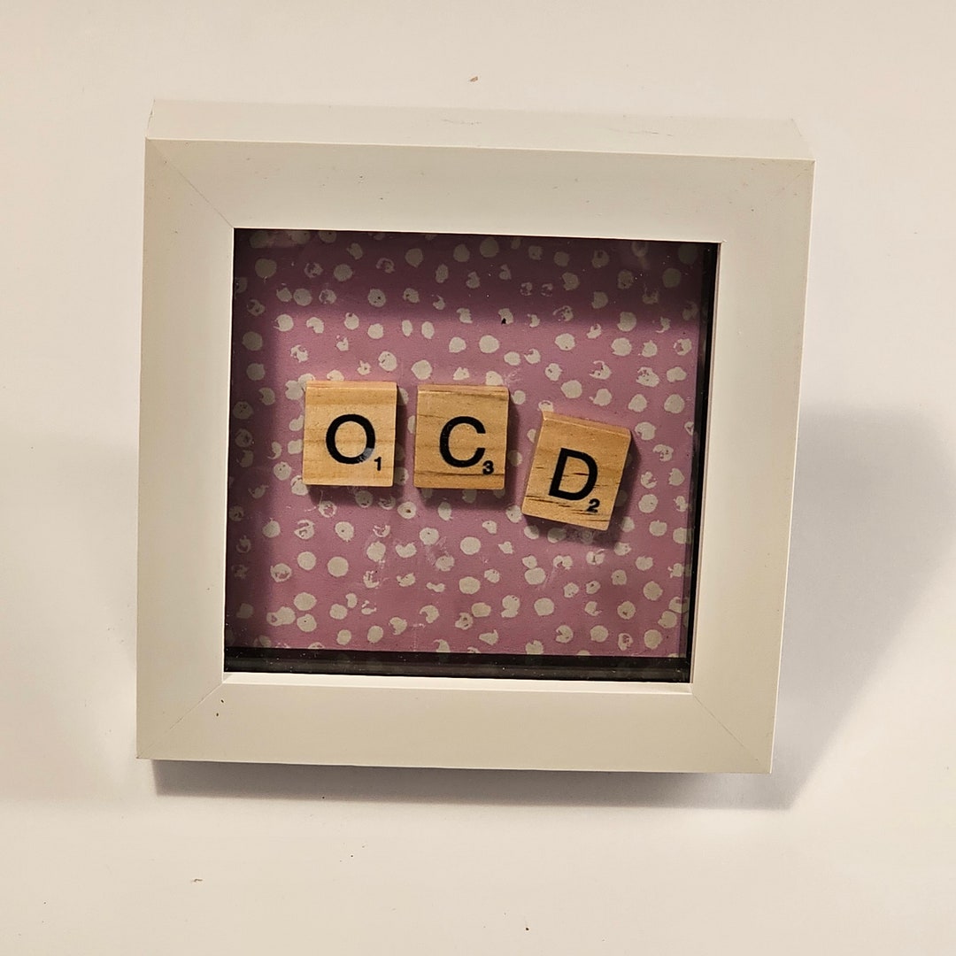 OCD Picture Made From Scrabble Tiles - Etsy