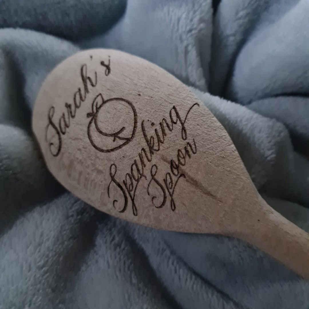 Personalised Wooden Spanking Spoon Custom Gift Idea - Etsy