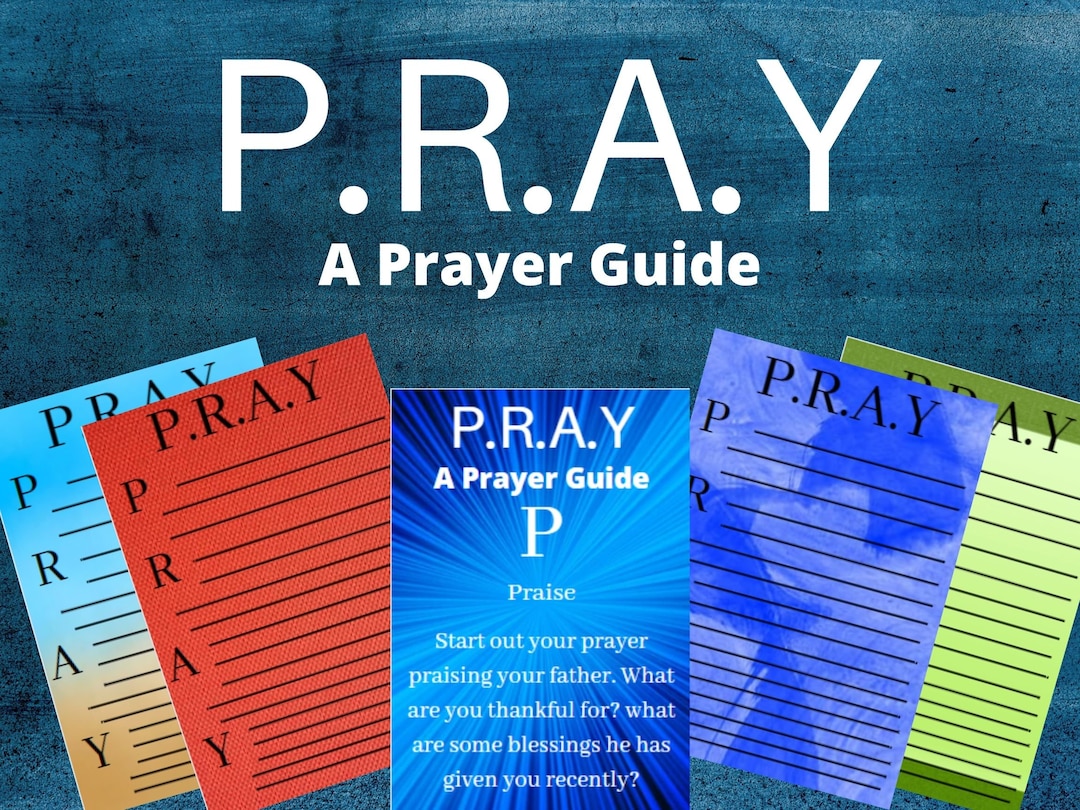 P.R.A.Y A PRAYER GUIDE - Etsy