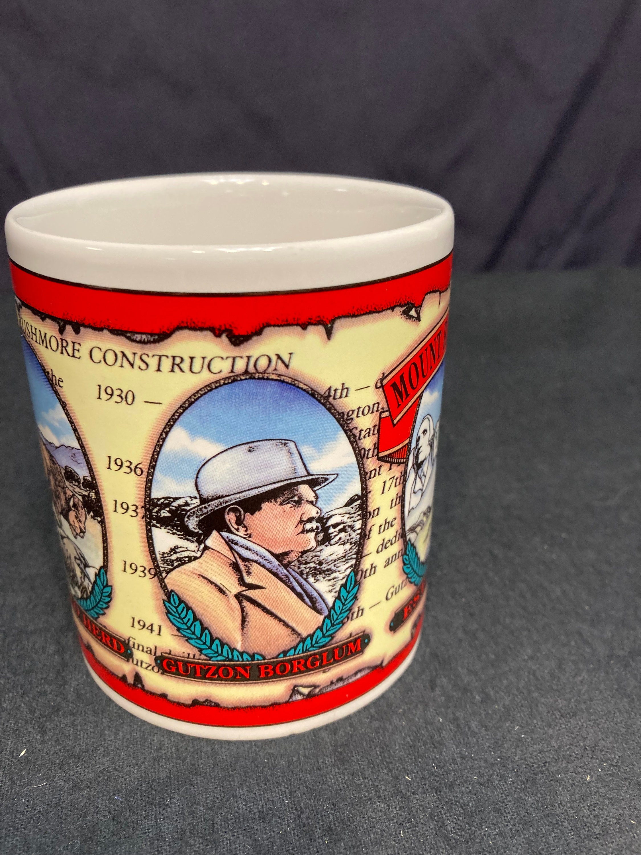 Full Color Wrap Around Design Mount Rushmore Coffee Mug Cup - Etsy