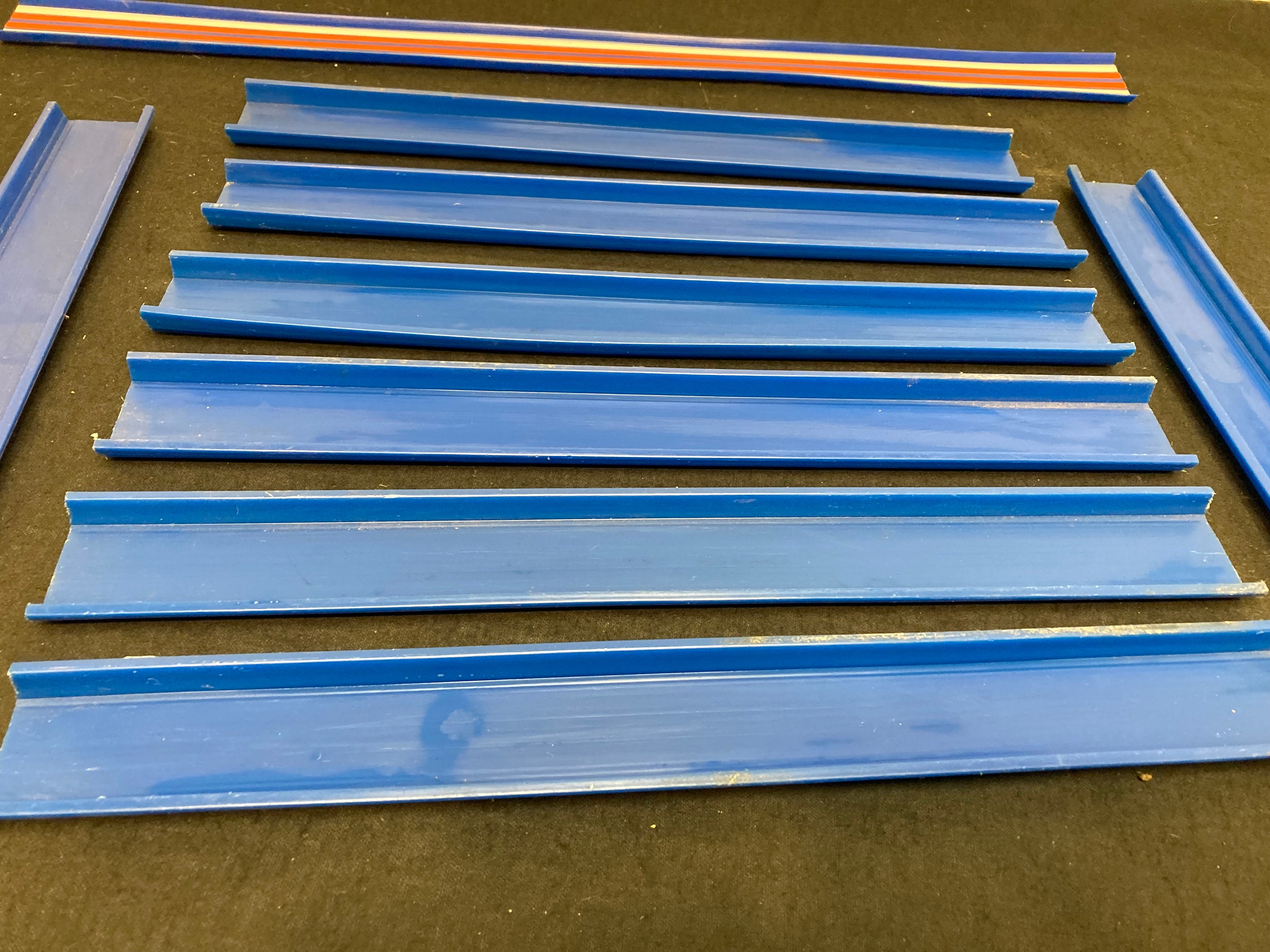 Lot of 9 Vintage Blue Hot Wheels Thundershift Straight Track Pieces - Etsy