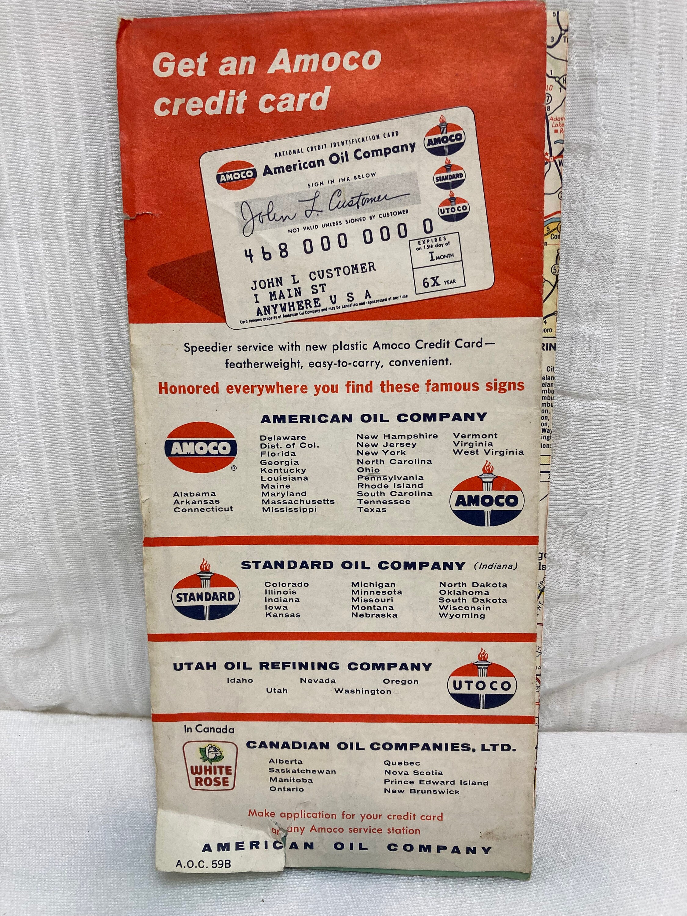 Vintage 1970's Amoco Gas Ohio State Road Map - Etsy